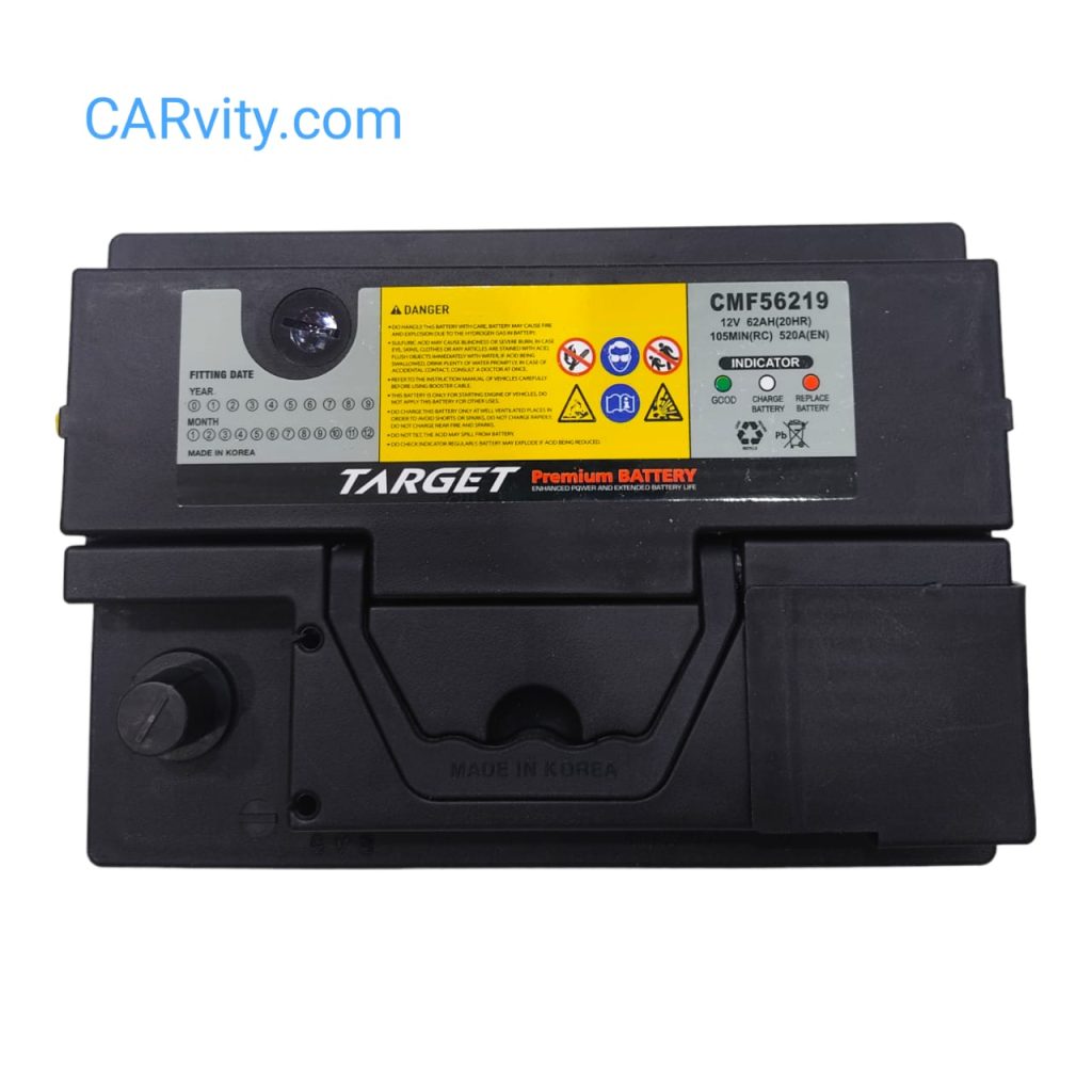 12V Target Battery 62AH - Carvity