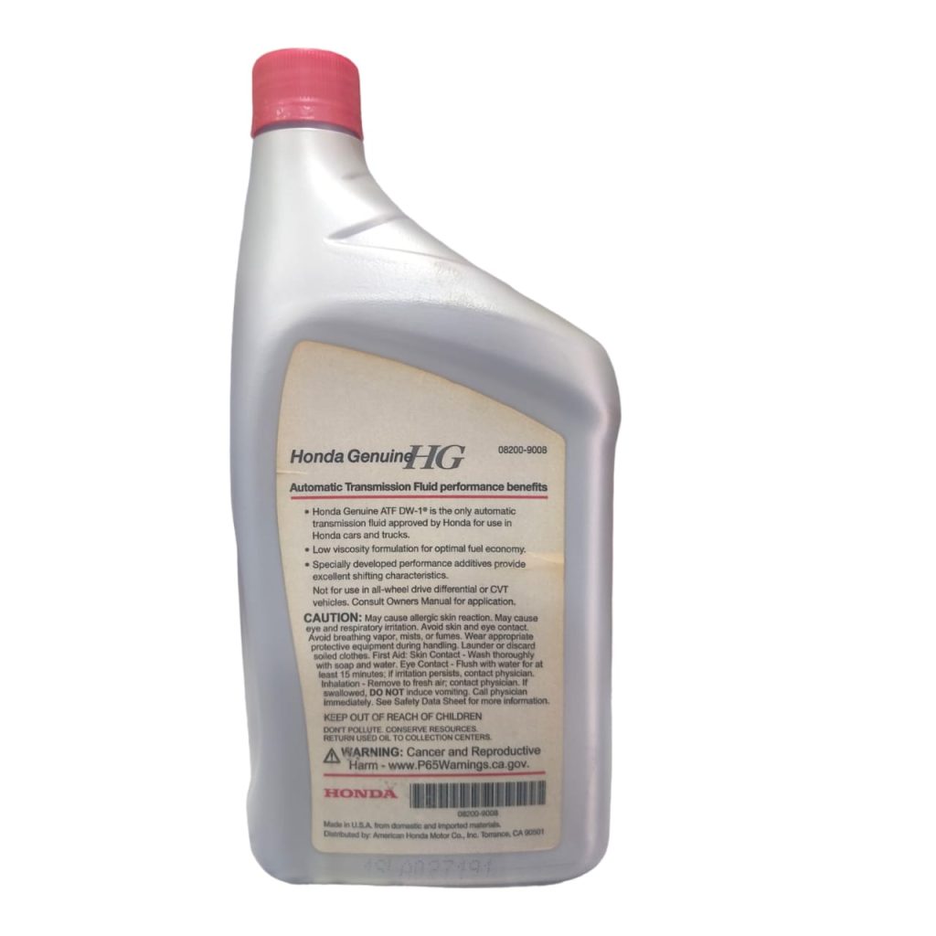 Honda Genuine DW-1 Automatic Transmission Fluid (1L) - Carvity